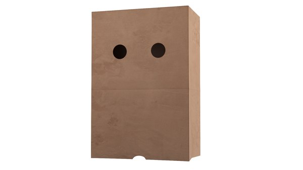 Paper Bag Mask model - TurboSquid 1724806