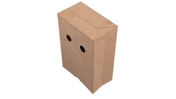 Paper Bag Mask model - TurboSquid 1724806