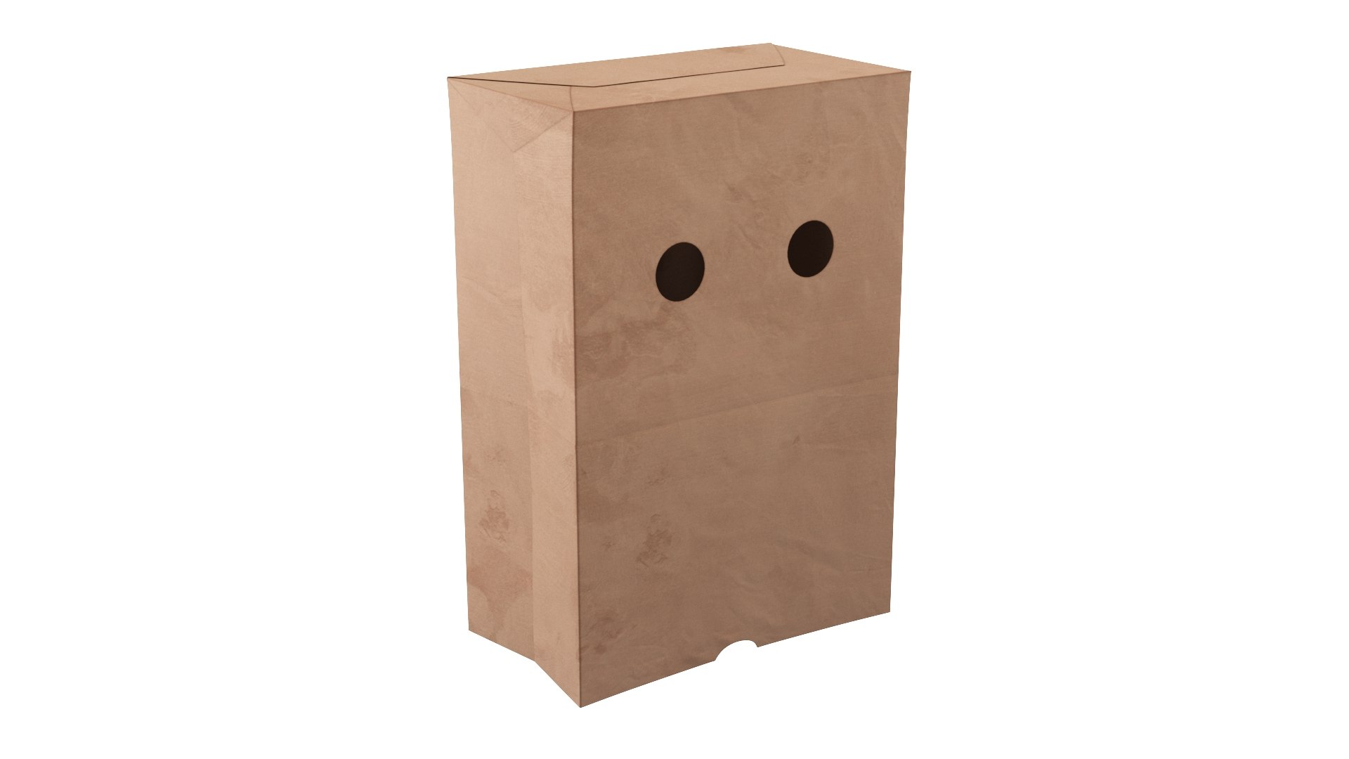 Paper Bag Mask Model - TurboSquid 1724806