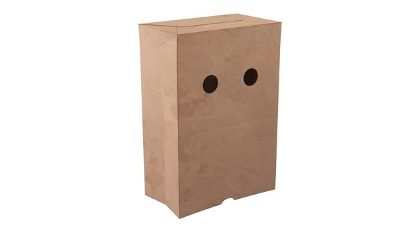 Paper Bag Mask model - TurboSquid 1724806