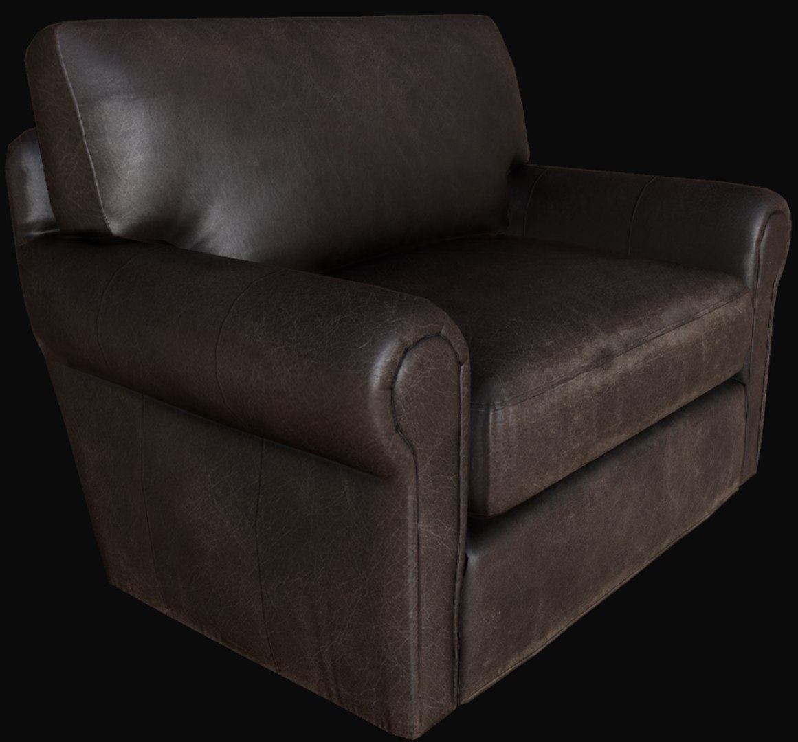maya leather armchair