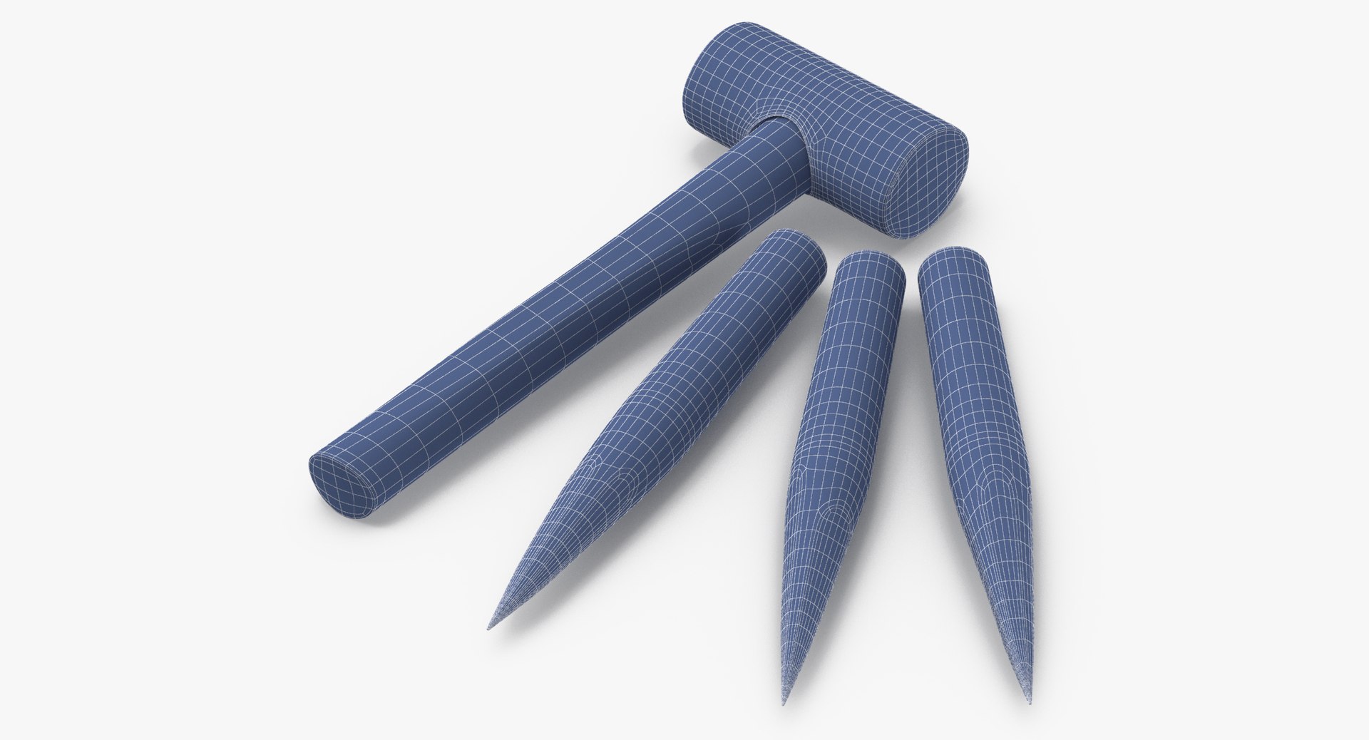 3d Wooden Mallet Stakes