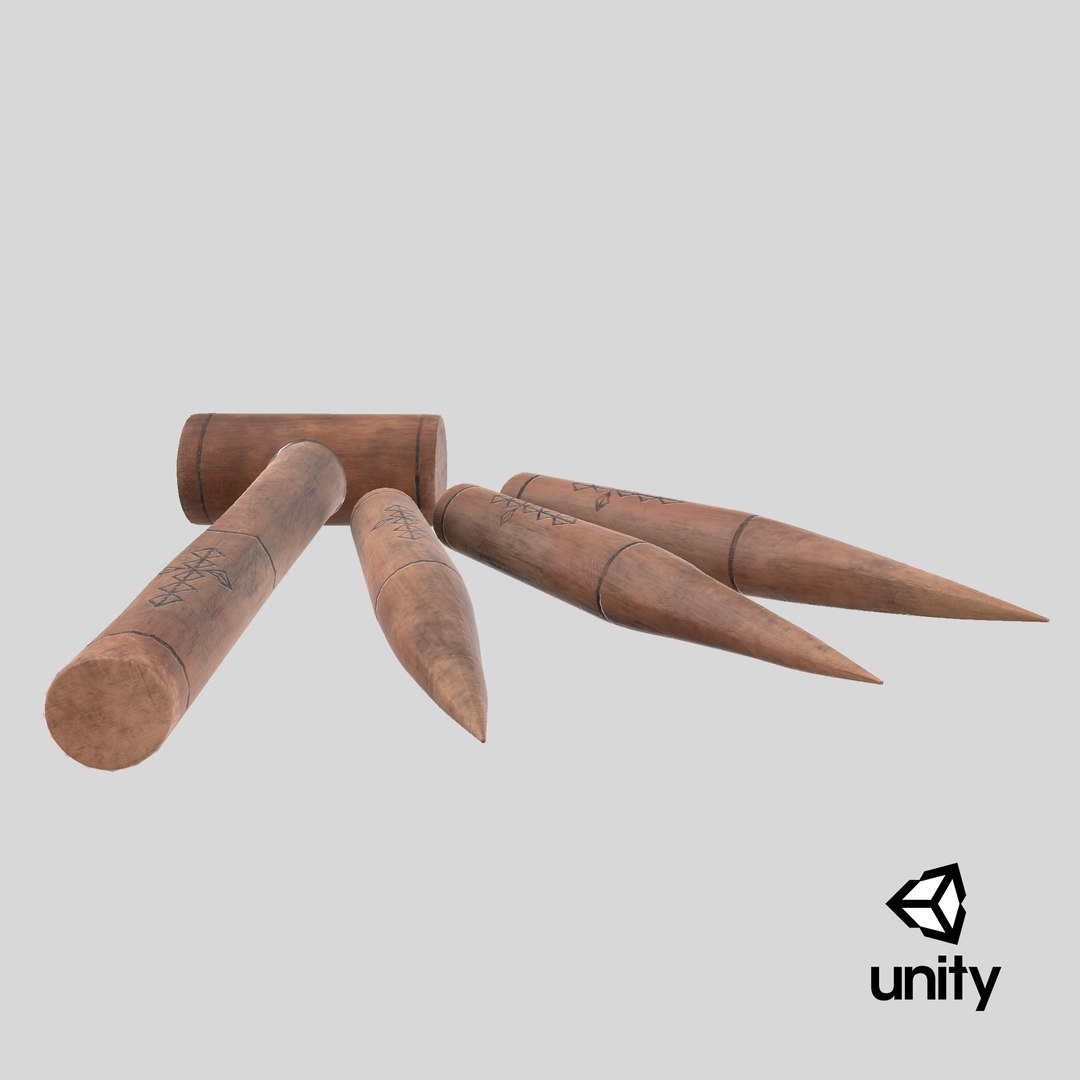 3d wooden mallet stakes