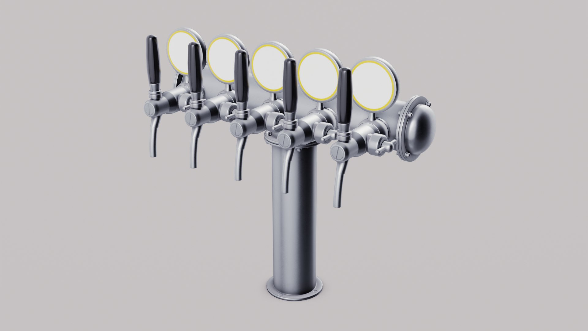 3D Draft Beer Tower - TurboSquid 1588944
