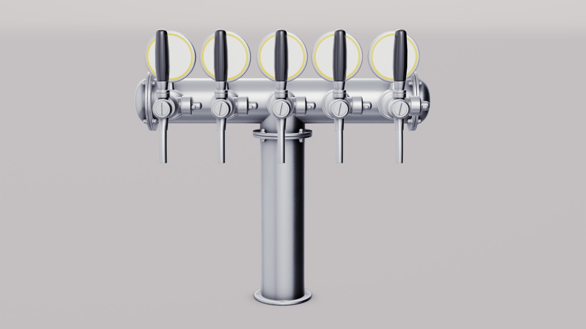 3D Draft Beer Tower - TurboSquid 1588944