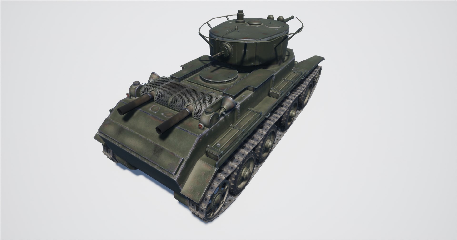 3D model bt-7 tank - TurboSquid 1617590