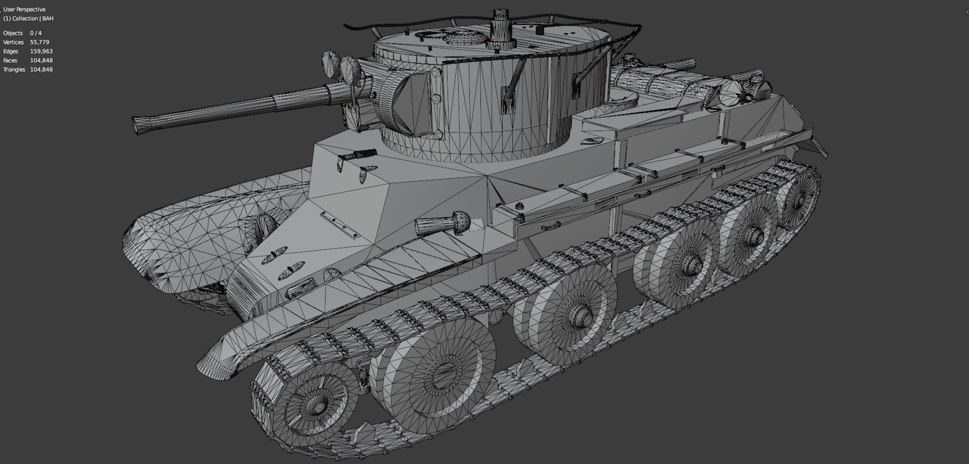 3D model bt-7 tank - TurboSquid 1617590