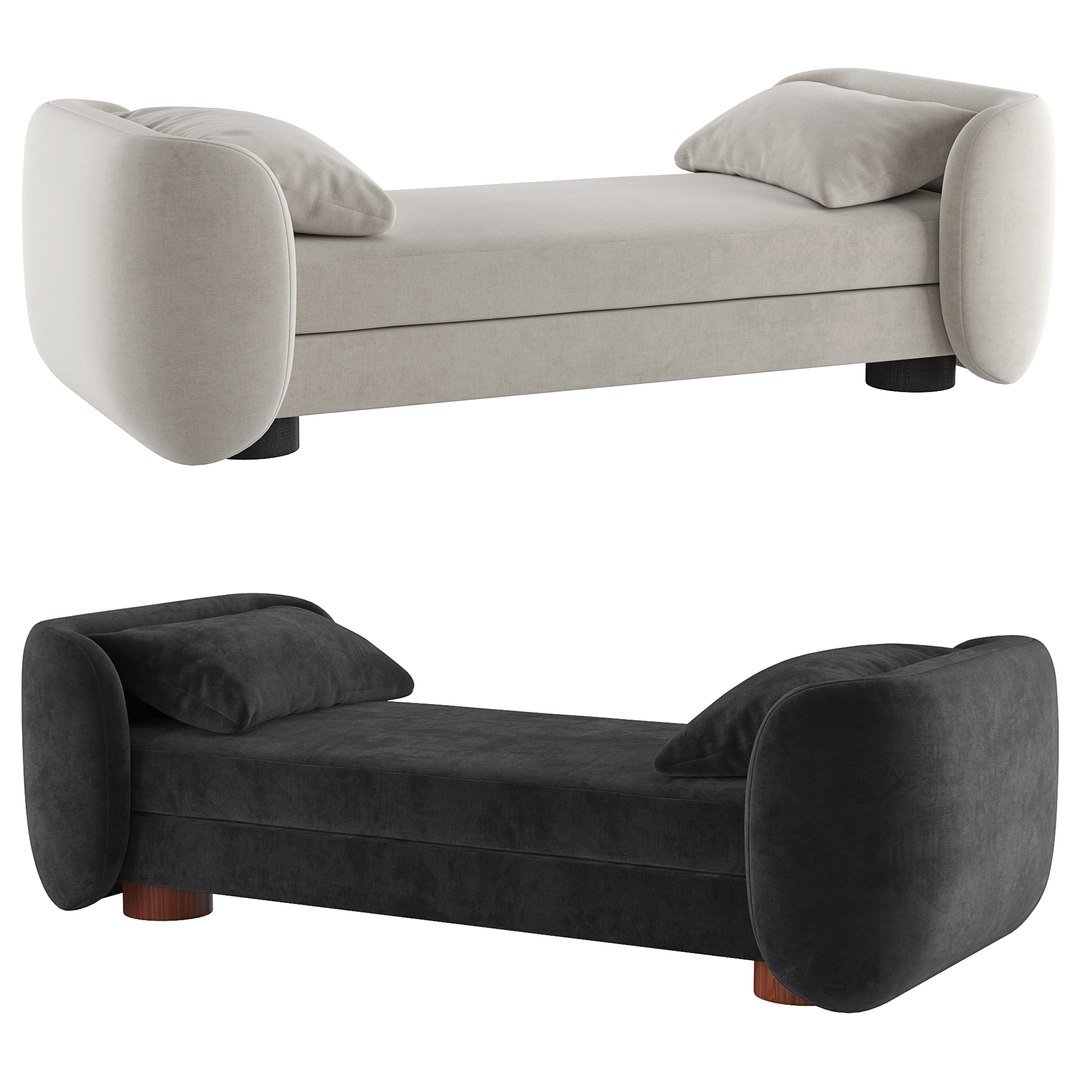 Daybed Ash 3D Model - TurboSquid 2198747