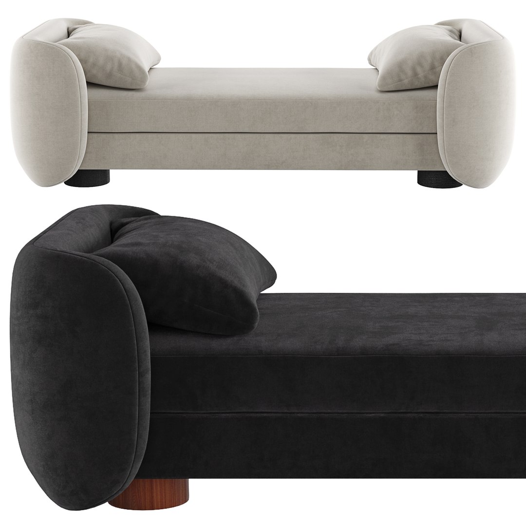 Daybed Ash 3D Model - TurboSquid 2198747