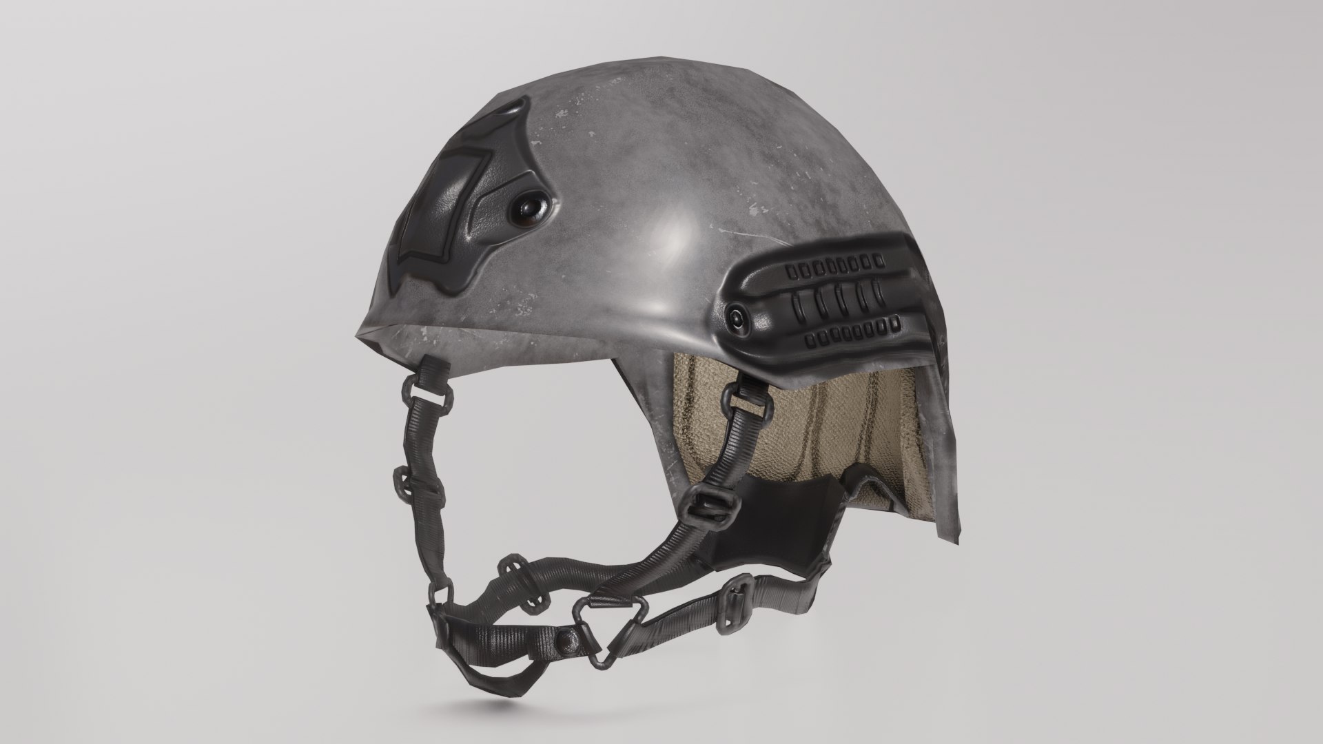 Combat Helmet Rails 3D Model - TurboSquid 1455403