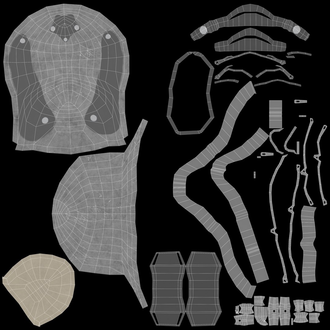 Combat Helmet Rails 3D Model - TurboSquid 1455403