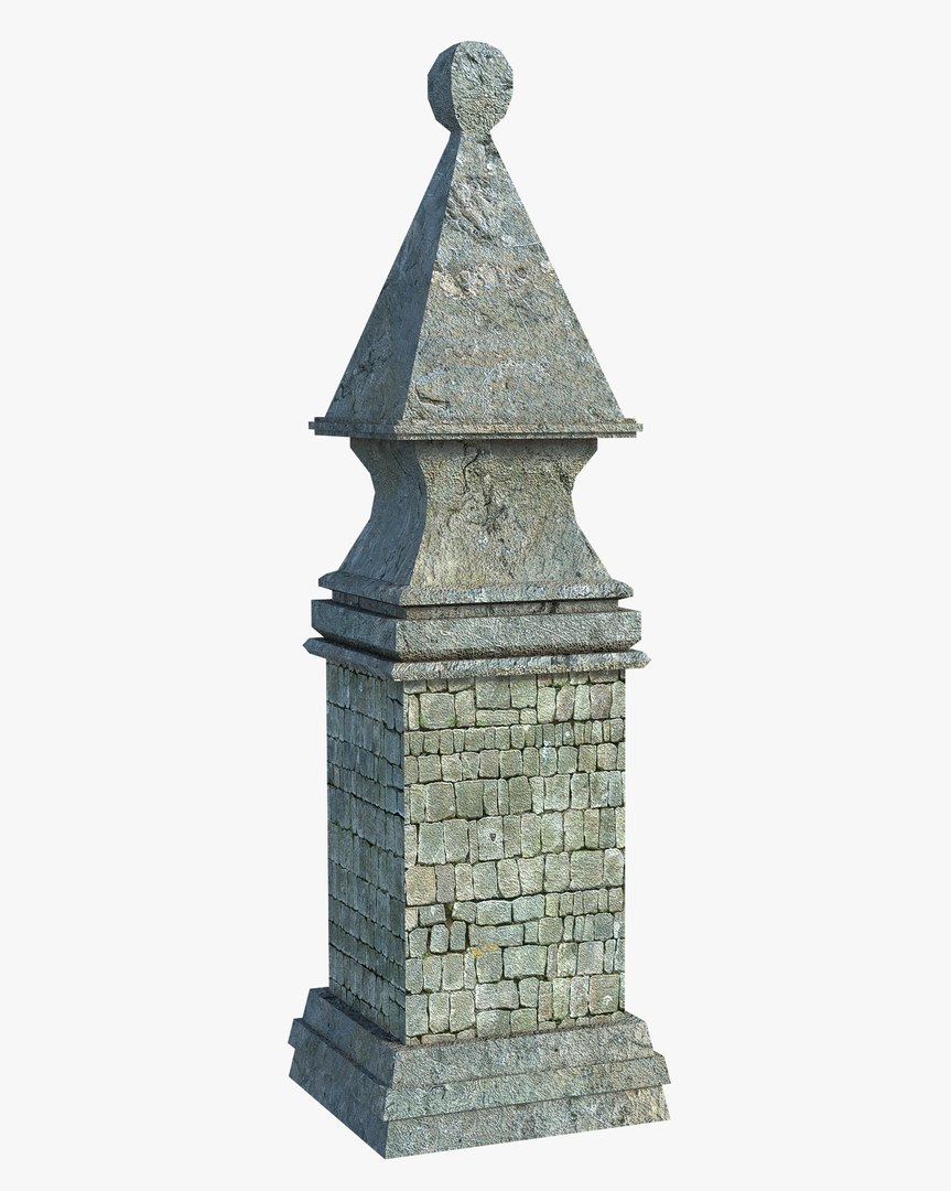 3D Ancient Pillar - TurboSquid 1403653