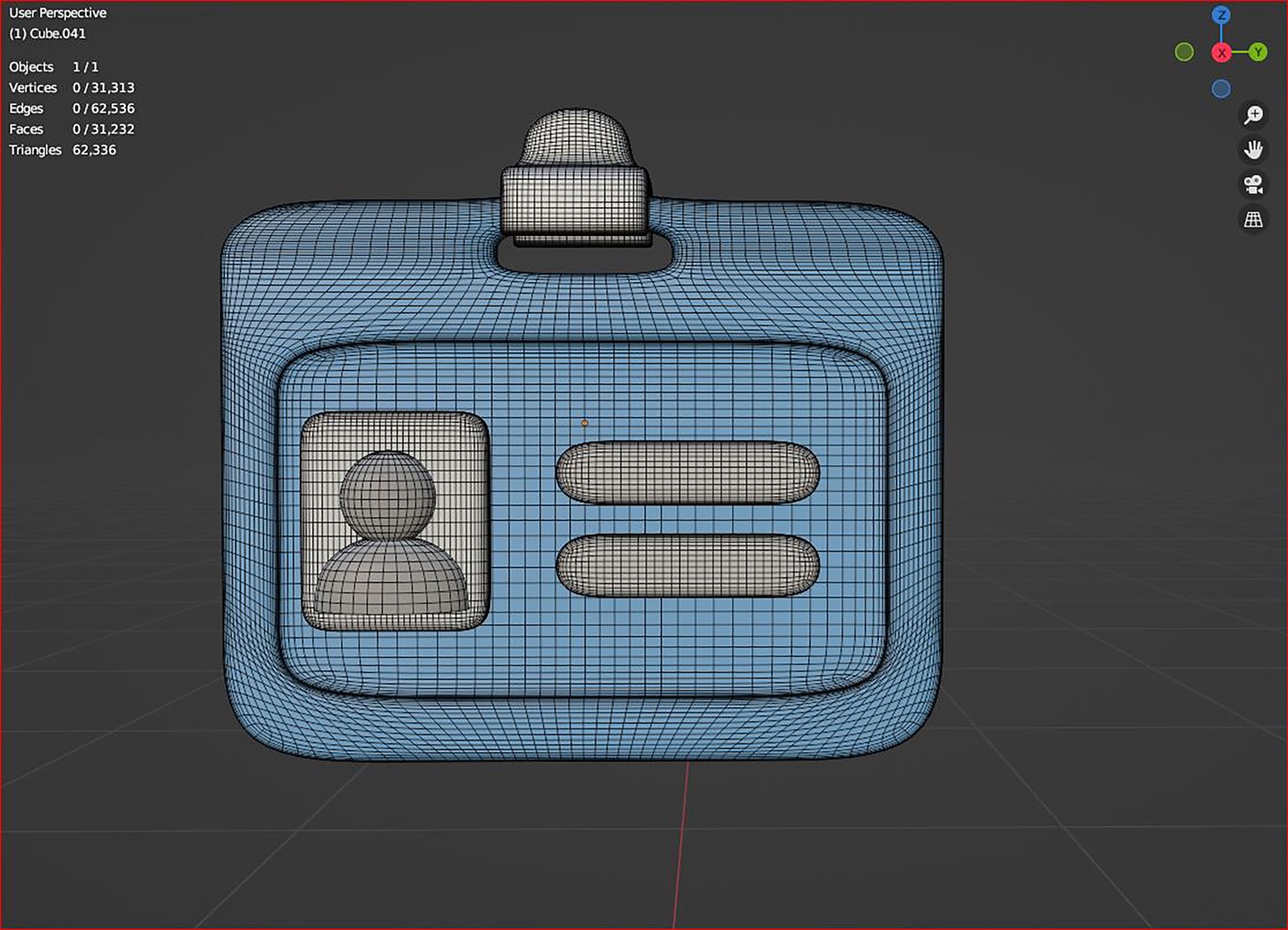 3D ID Card Icon - TurboSquid 2066421