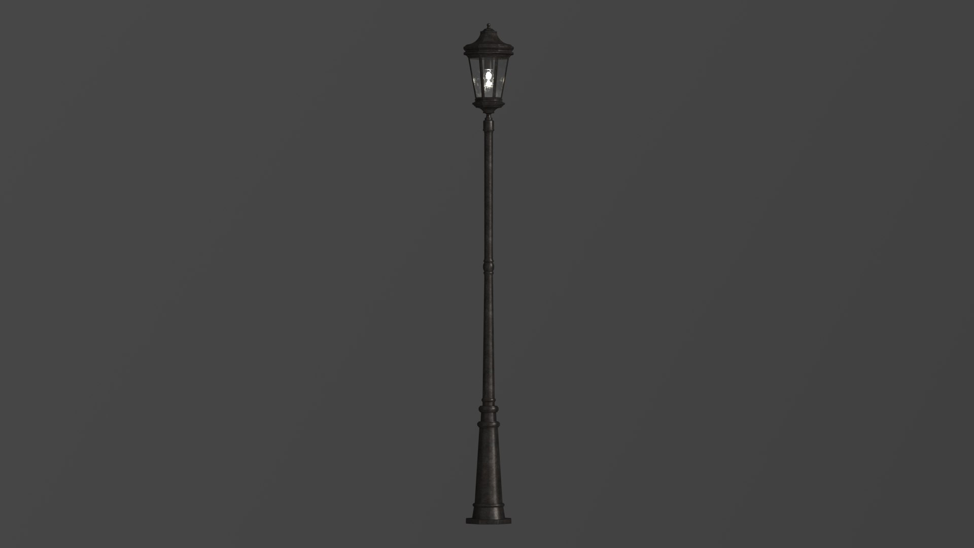 Lamp post 3D model - TurboSquid 1501230