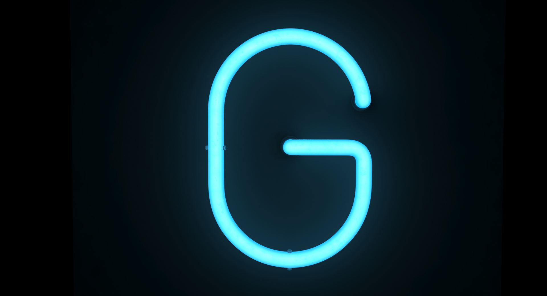 Neon letter g alphabet model - TurboSquid 1627995