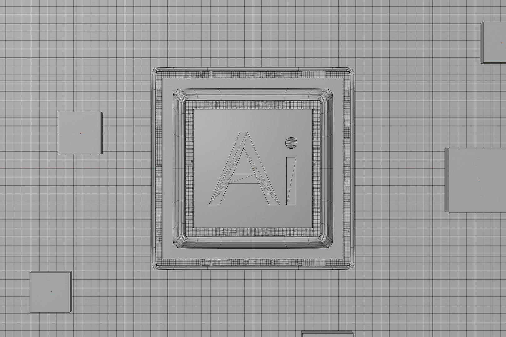 3D AI Processor Chip - TurboSquid 2222062