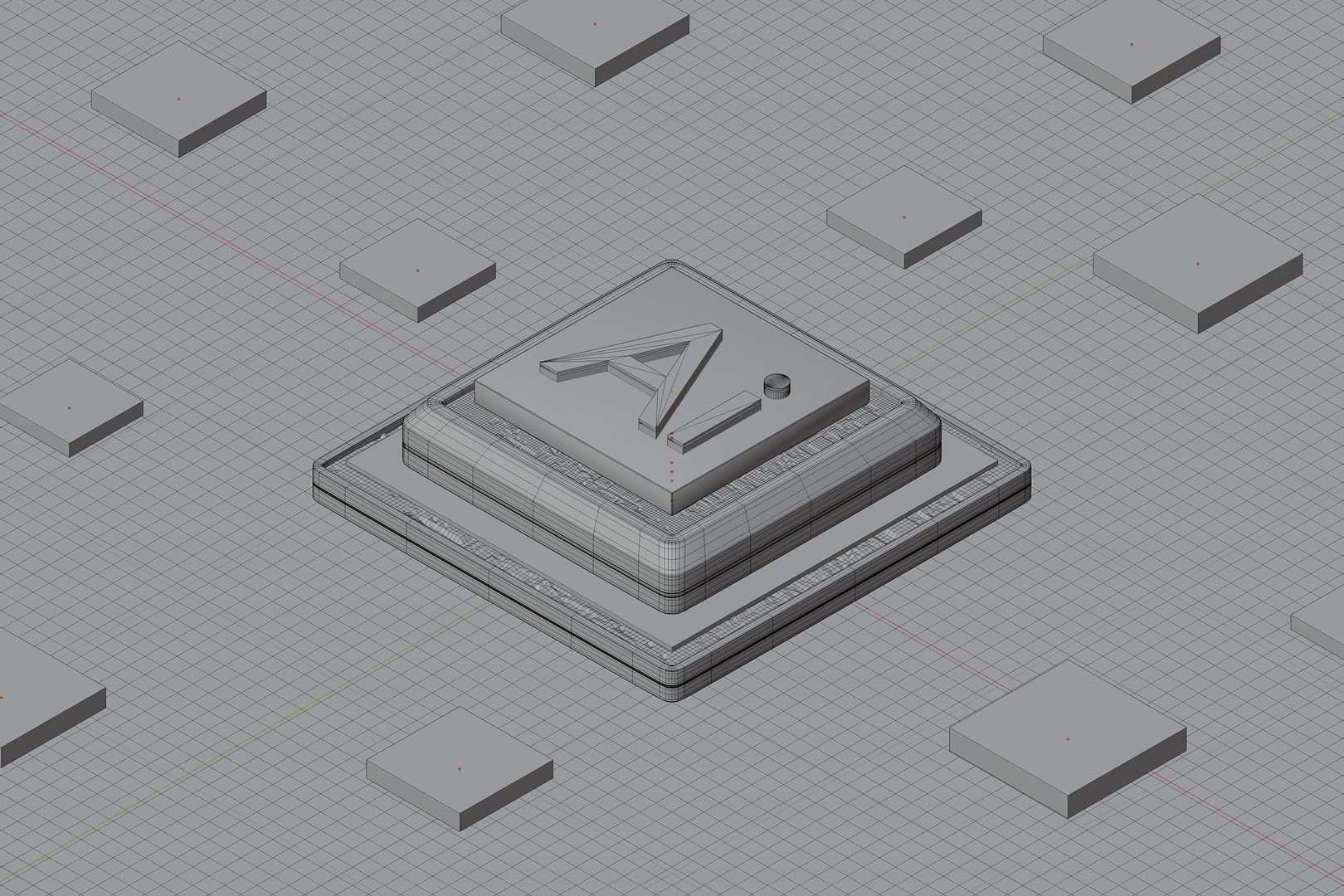 3D AI Processor Chip - TurboSquid 2222062