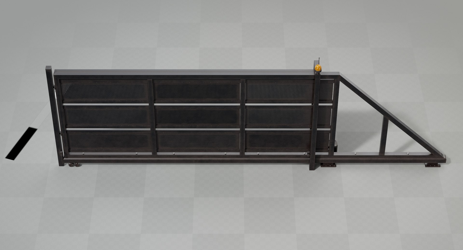 Gate Sliding 3D Model - TurboSquid 1609033