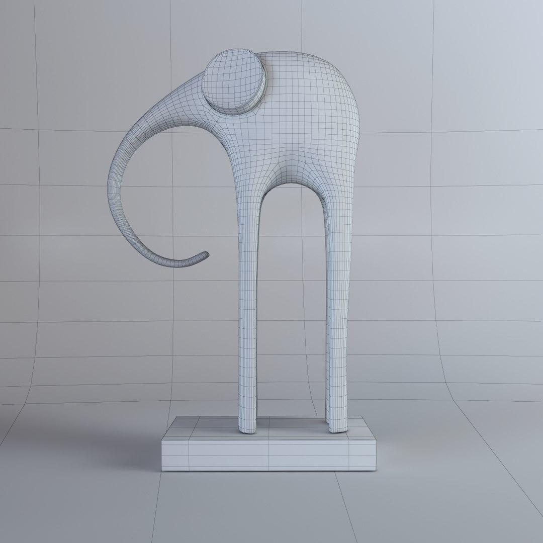 3D Model Elephant Modern - TurboSquid 1250081