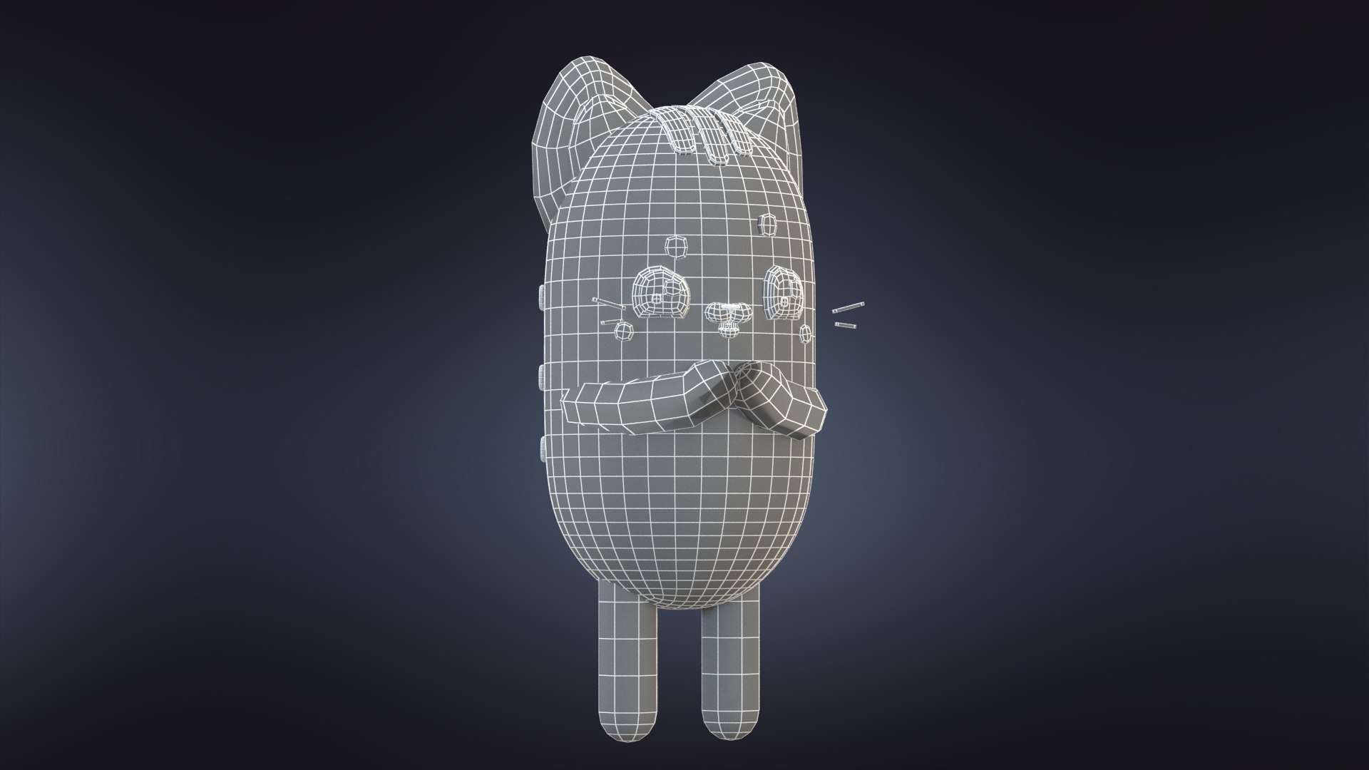 3D model cute cartoon cat 2 - TurboSquid 1635782