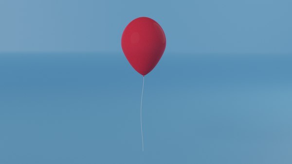 Red Balloon 3D 모델 - TurboSquid 1975623