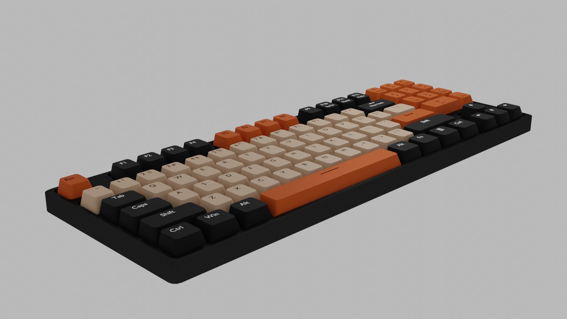 Keyboard TKL 3D Model - TurboSquid 1844548