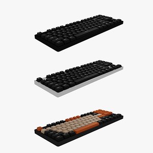 3D Old Keyboard - TurboSquid 1851402