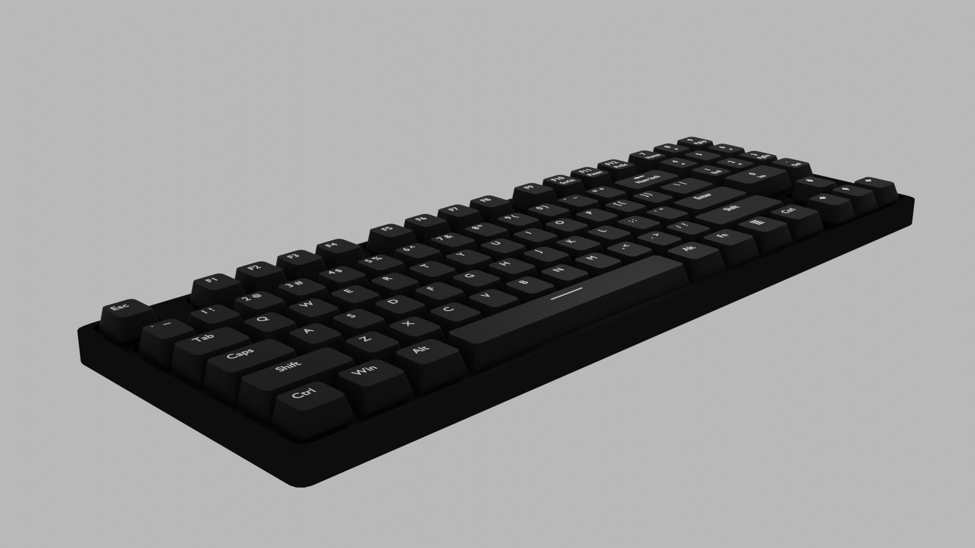 Keyboard TKL 3D Model - TurboSquid 1844548
