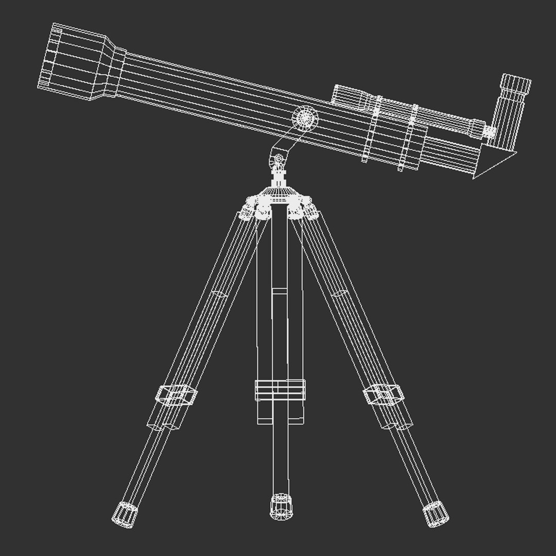 3d Model Hobby Telescope