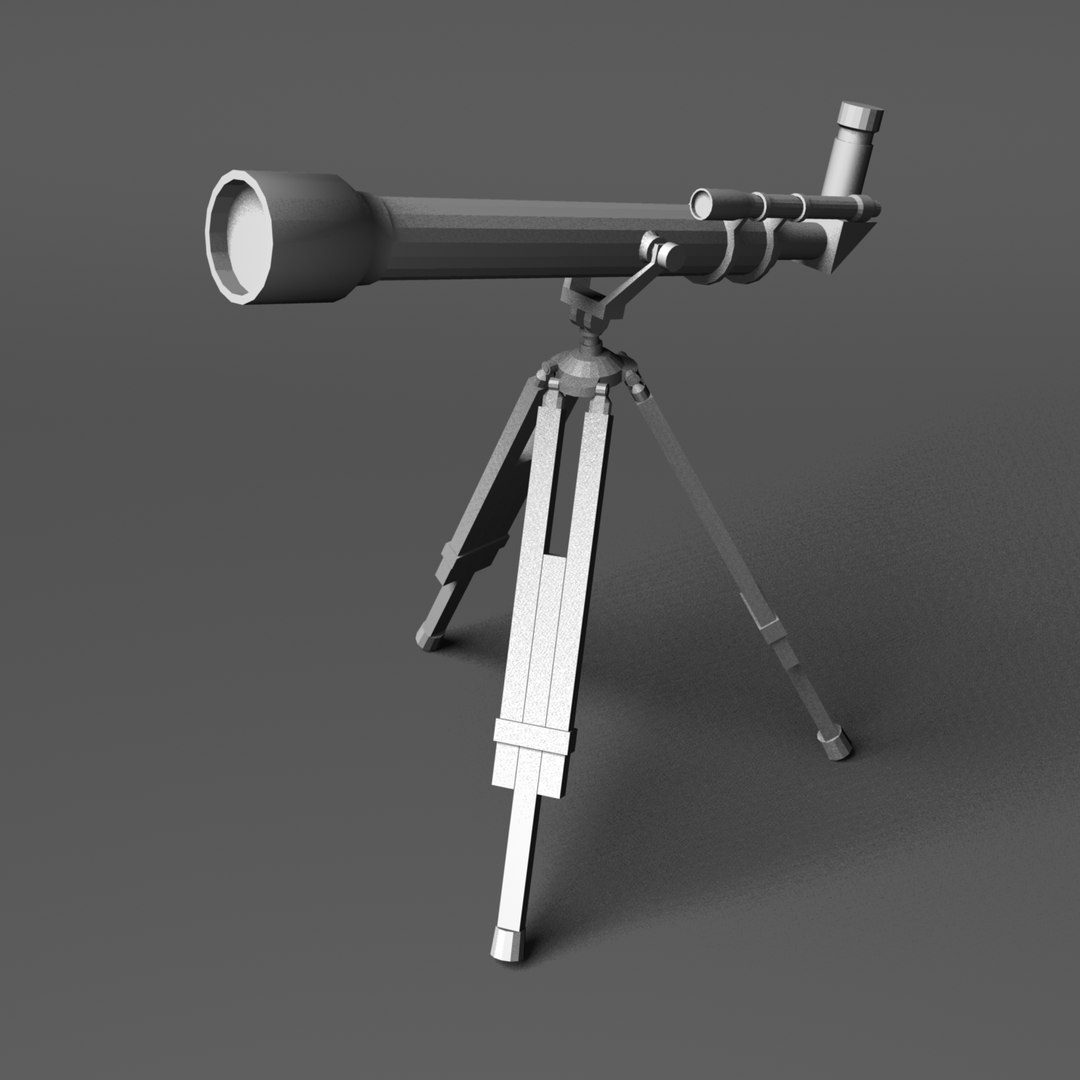 3d Model Hobby Telescope