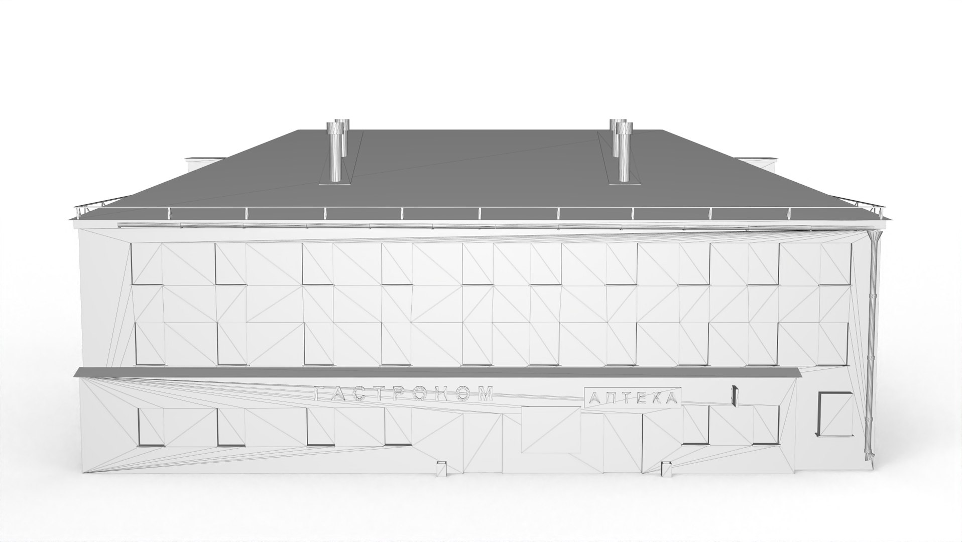 3D Three Storey House - TurboSquid 1713331