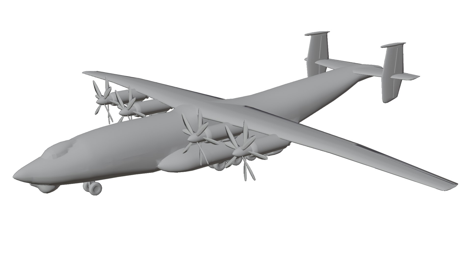 Antonov-An-22 3D Model - TurboSquid 2101413