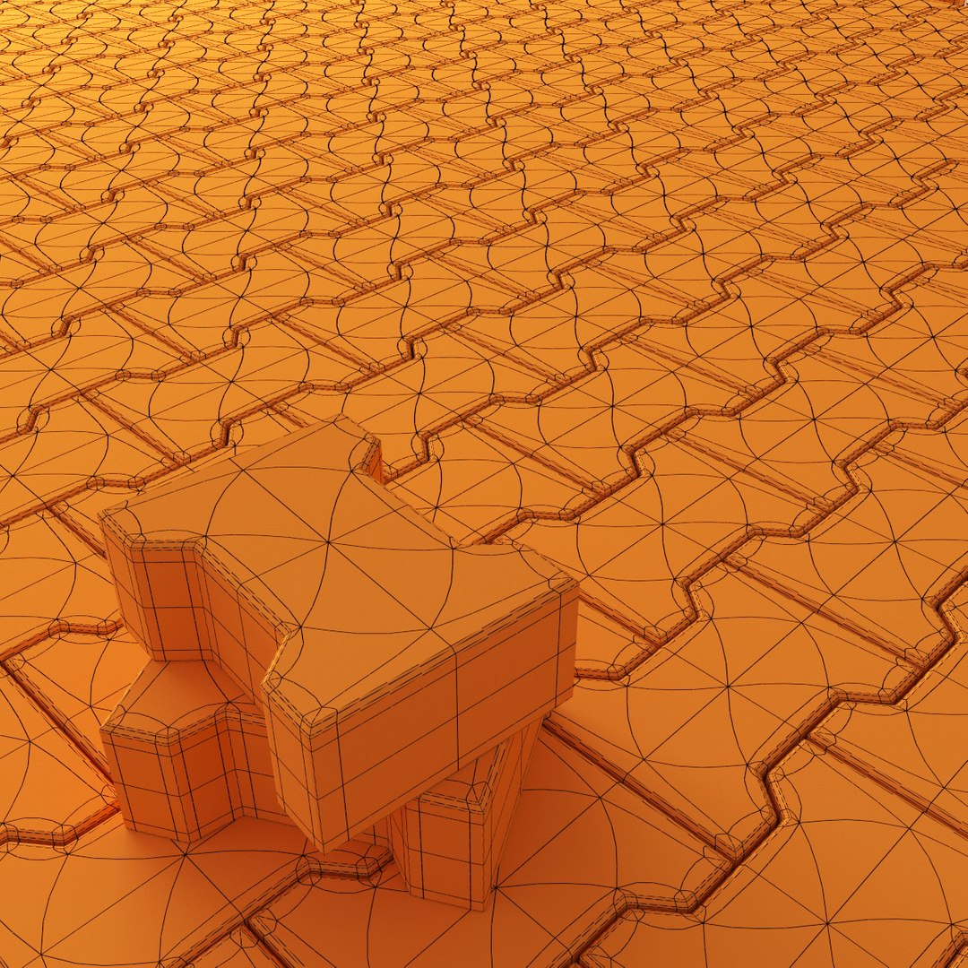 3D Tiled Model - TurboSquid 1477033