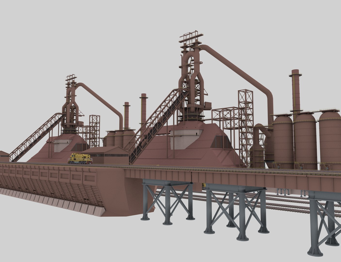 Blast Furnace 3D - TurboSquid 1356884