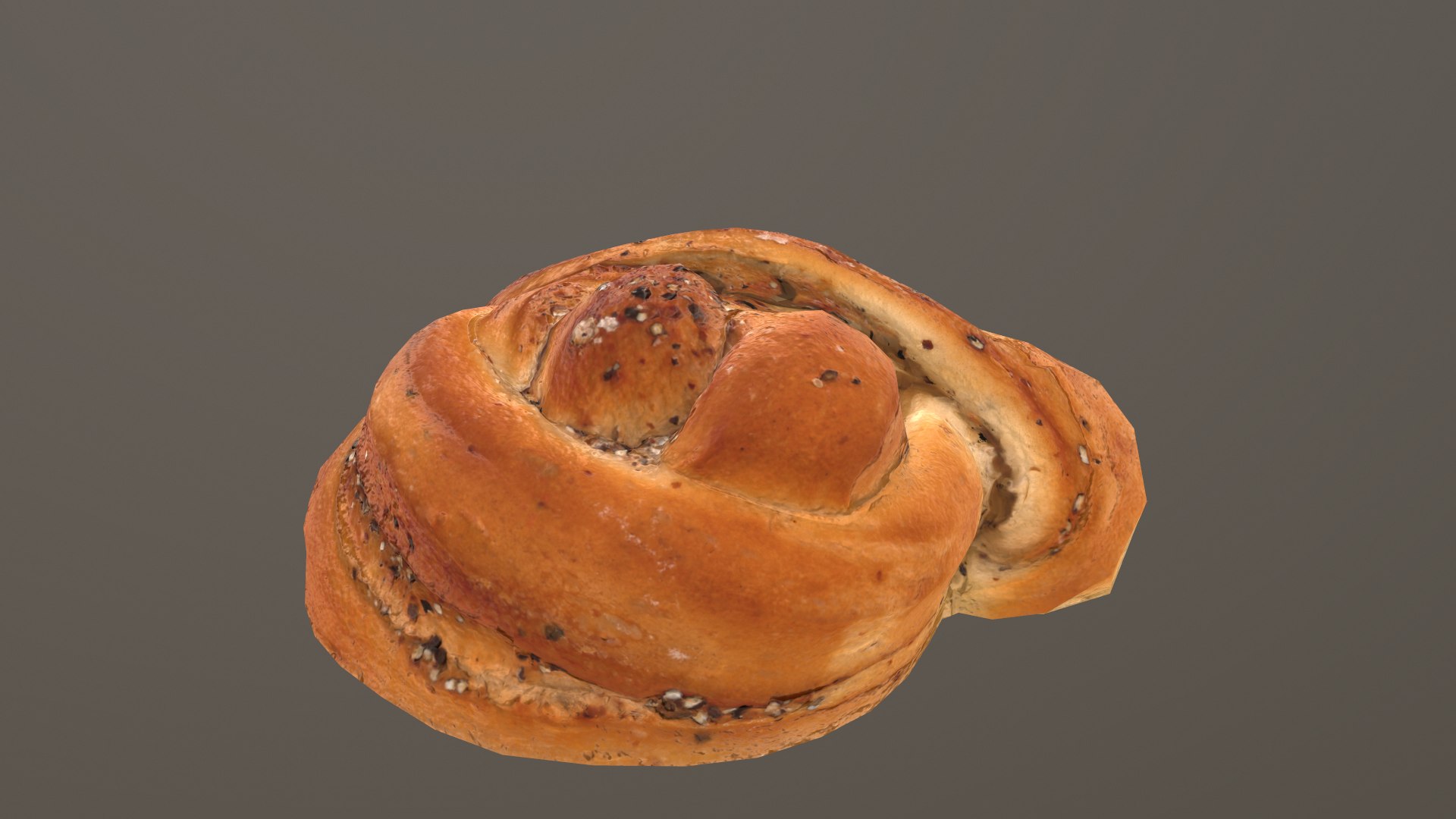 3D Round Challah Bread AR VR PBR Lowpoly With Game Ready 3d Model ...