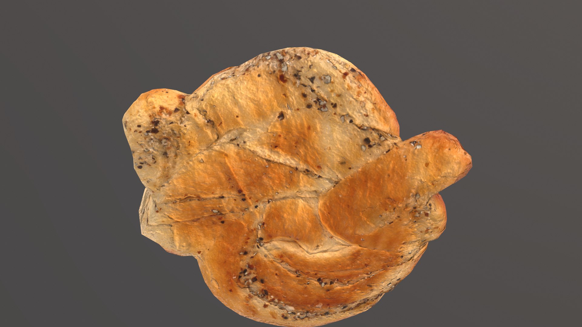 3D Round Challah Bread AR VR PBR Lowpoly With Game Ready 3d Model ...