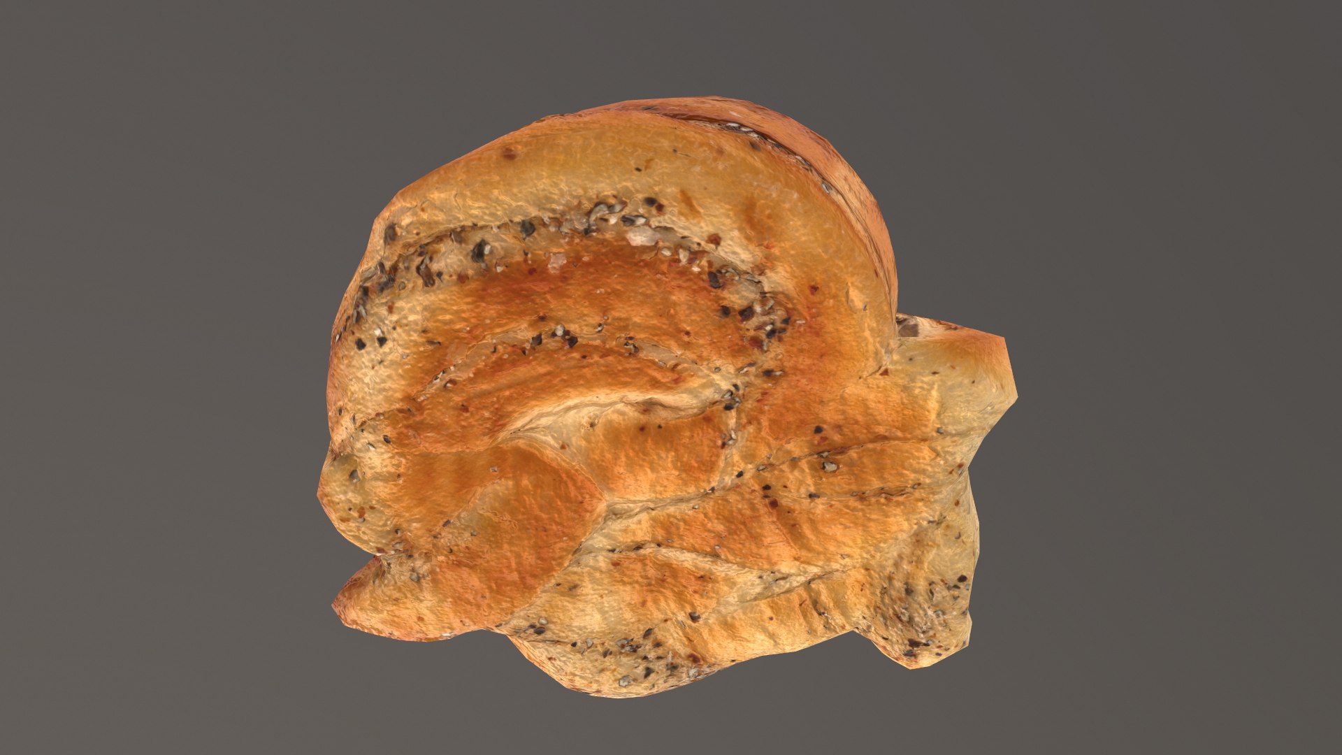 3D Round Challah Bread AR VR PBR Lowpoly With Game Ready 3d Model ...