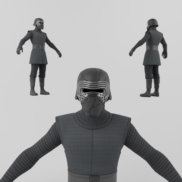 modèle 3D de Kylo Ren lowpoly RIgged - TurboSquid 2034358