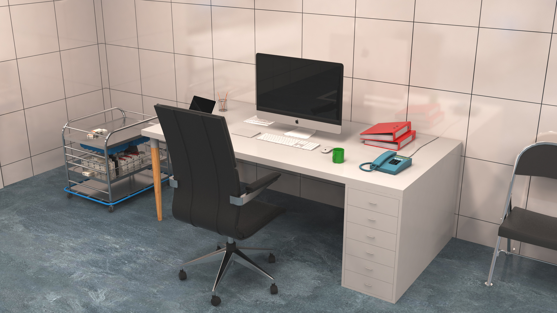 3D Hospital Ward Interior - TurboSquid 1860049