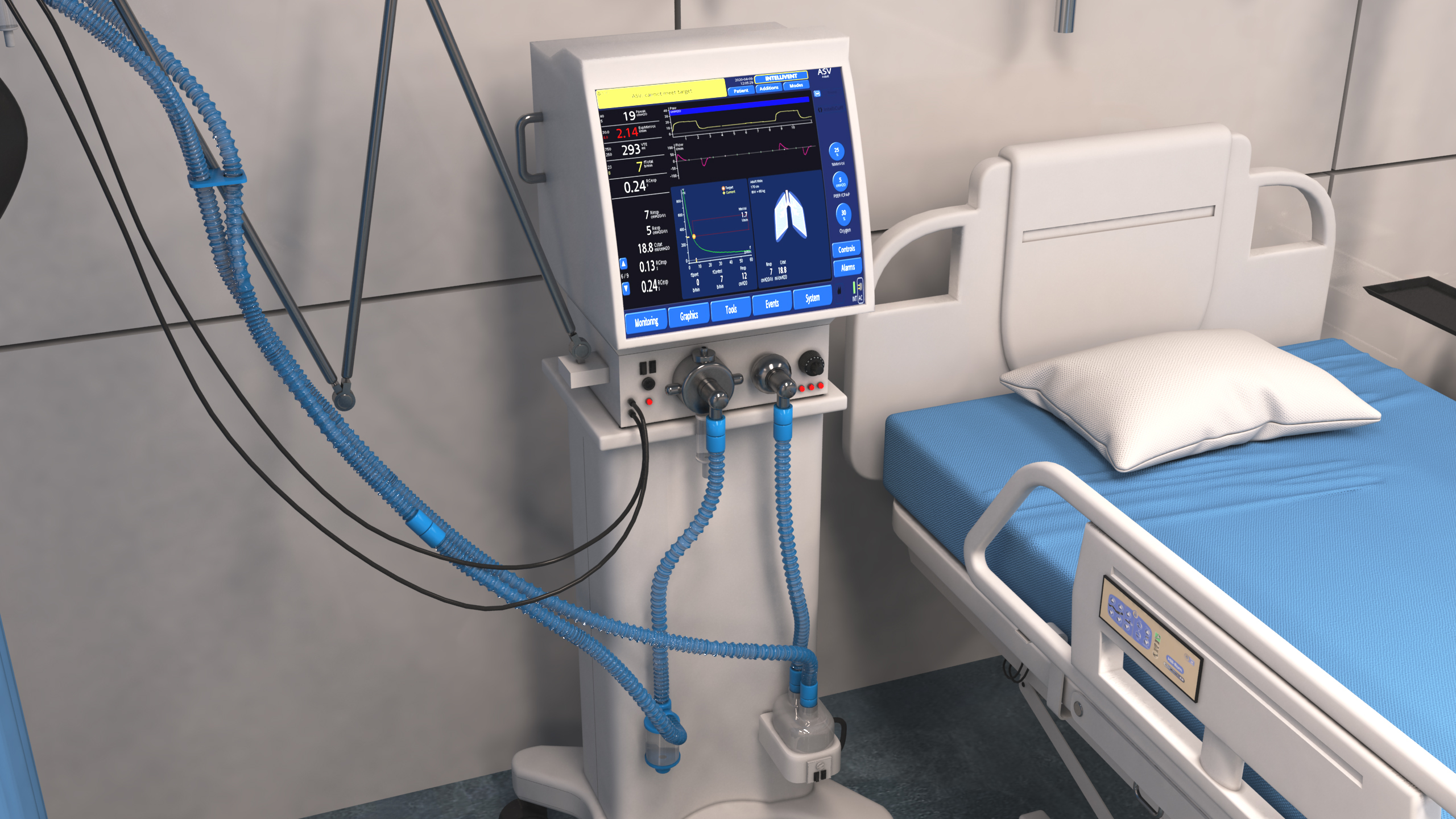 3D Hospital Ward Interior - TurboSquid 1860049