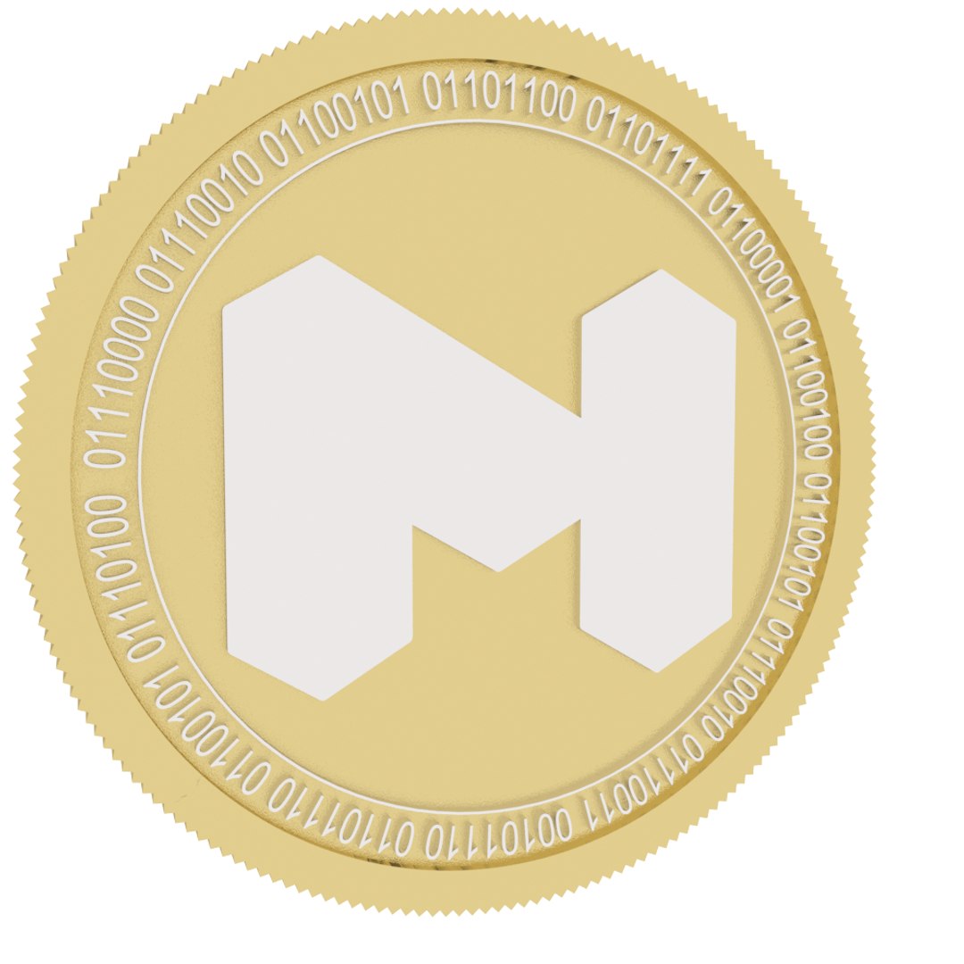 Matic gold coin 3D model - TurboSquid 1458289