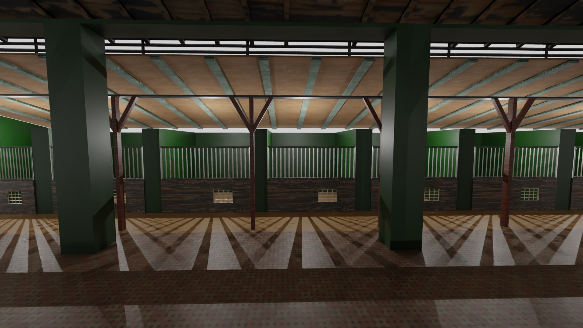 Horse Stable 3D Model - TurboSquid 2159148