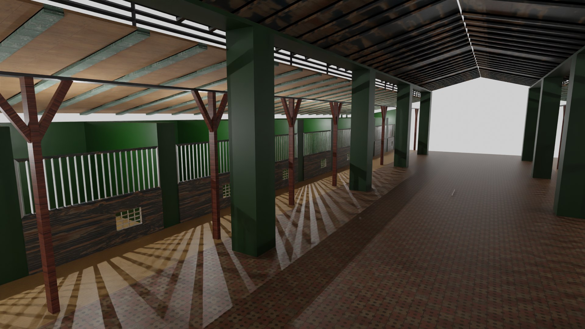Horse Stable 3D Model - TurboSquid 2159148
