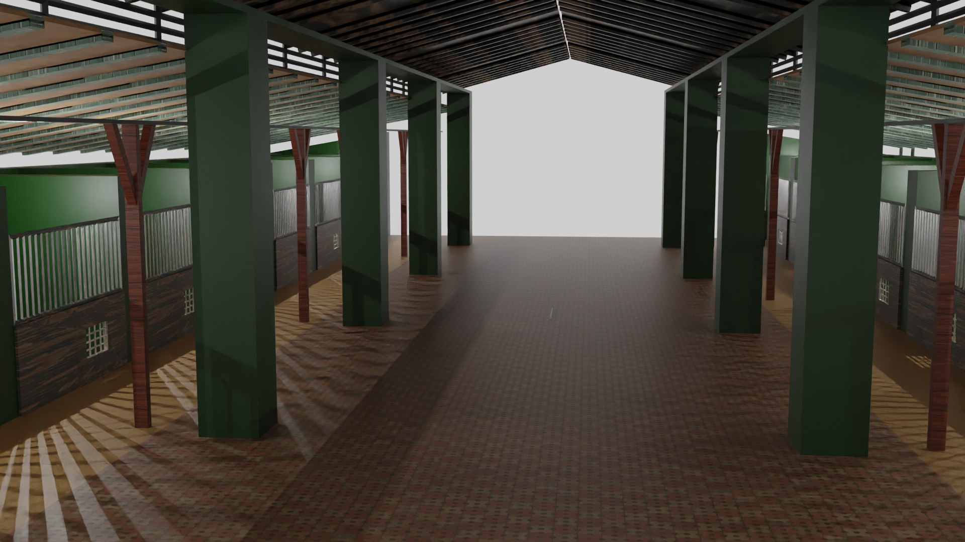 Horse Stable 3D Model - TurboSquid 2159148