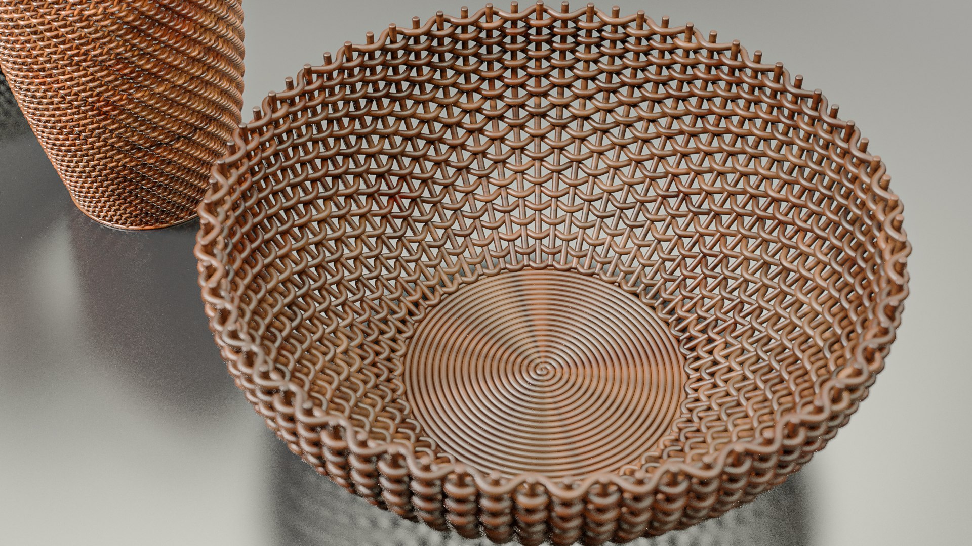 Wicker Baskets Hight Poy Models 3D model - TurboSquid 1784053