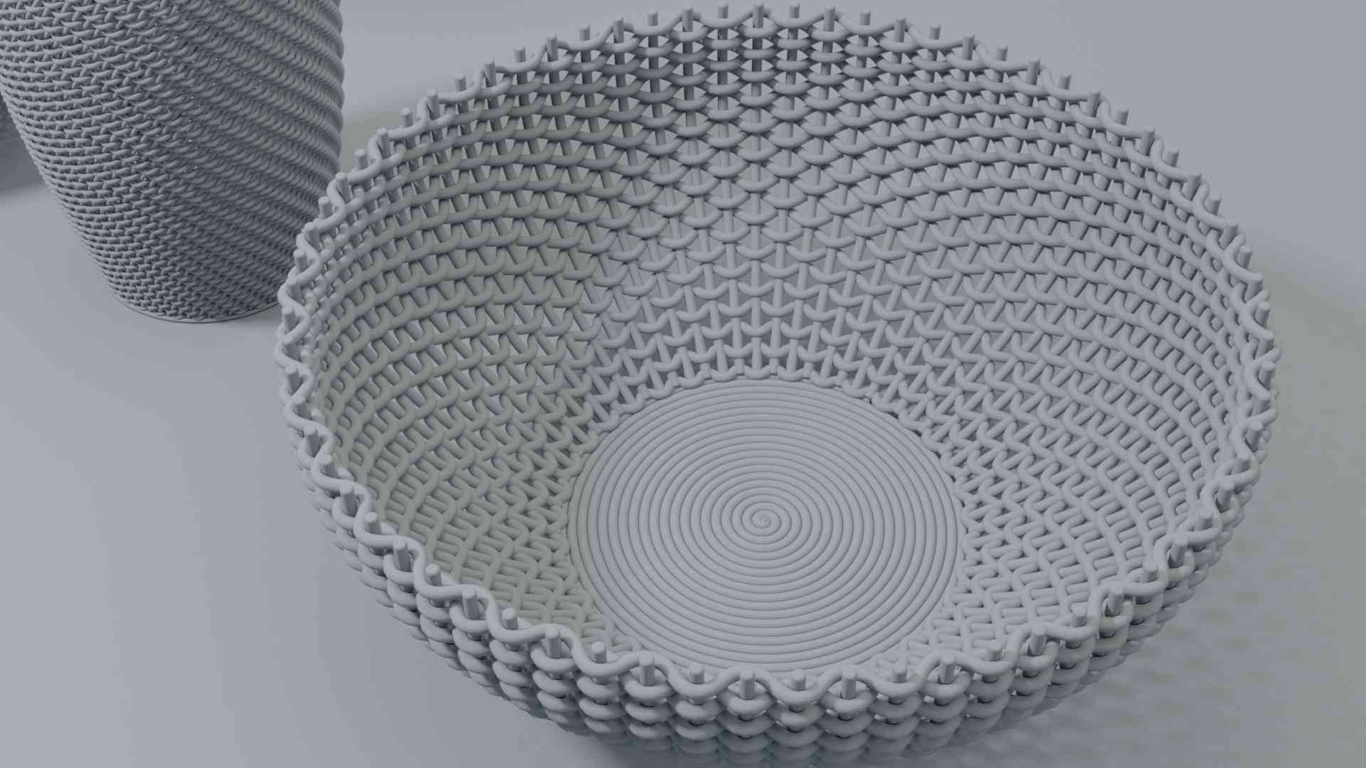 Wicker Baskets Hight Poy Models 3D model - TurboSquid 1784053