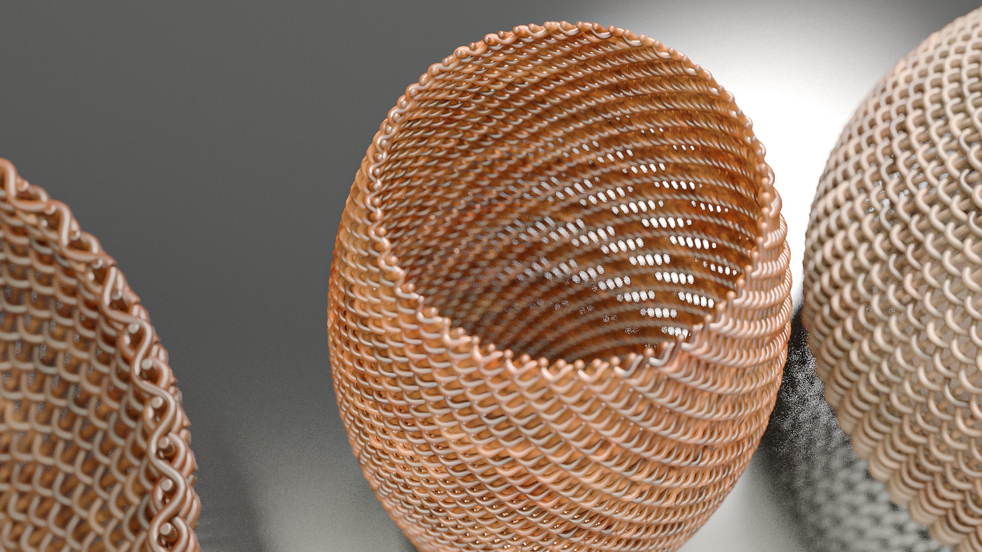 Wicker Baskets Hight Poy Models 3D model - TurboSquid 1784053