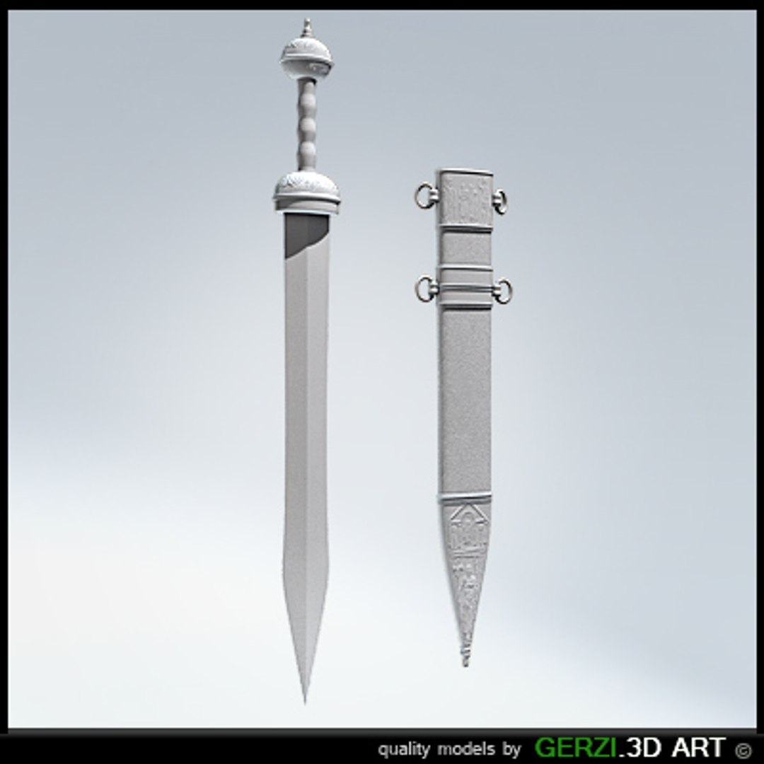 Roman Gladius 3d Model