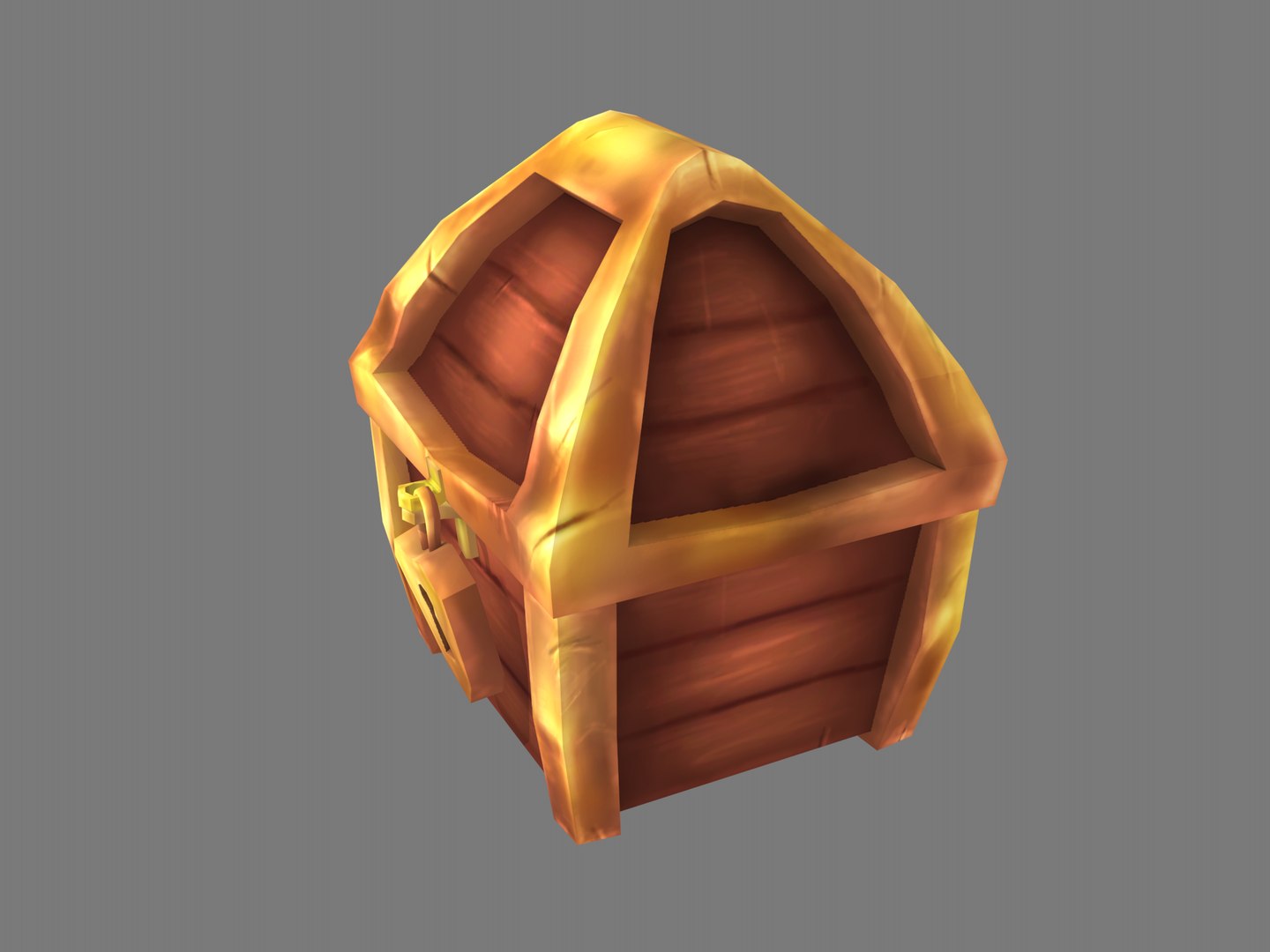 Golden chest 3D model - TurboSquid 1394277