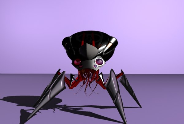 droid mech 3d model